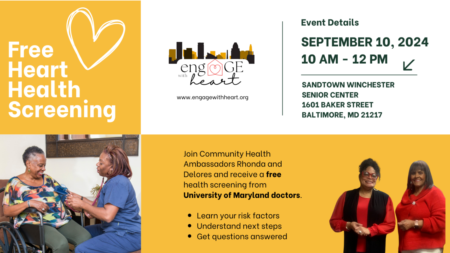 Heart Health Screening – engAGE with Heart